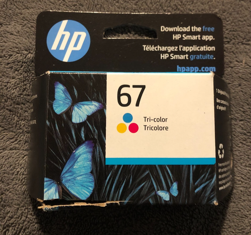 New Genuine HP 67 Tri Color Ink Cartridge EXP 2/2027 | eBay