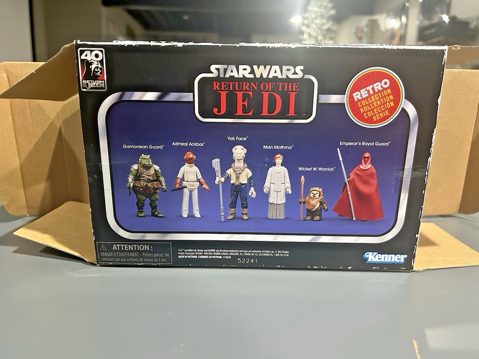 Star Wars Retro Collection Box Only Multipack 6Pack Return of the Jedi ...