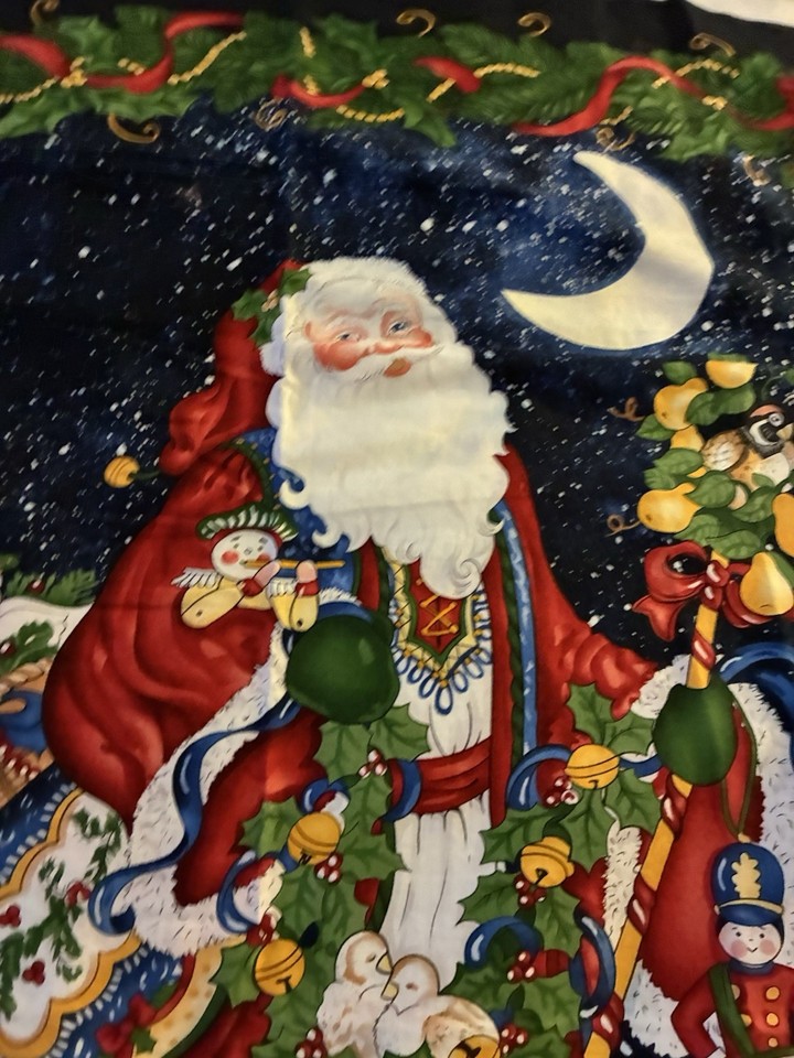 12 Days Of Christmas Santa Claus Panel Shelly Rasche Christmas Fabric ...