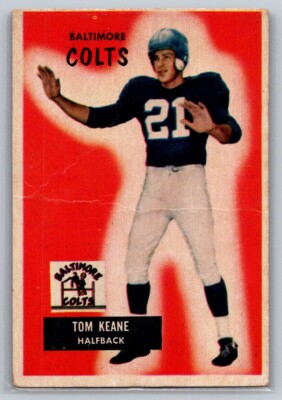 1955 Bowman Tom Keane #30 - Baltimore Colts | eBay