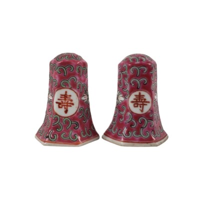 Chinese Jingdezhen Salt and Pepper Shaker Set Porcelain Vintage | eBay