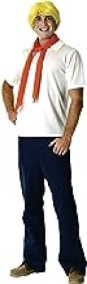 Mens Deluxe Scooby Doo Fred Costume | eBay