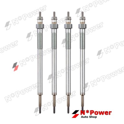 BOSCH GLOW PLUG x4 for MITSUBISHI 4M41T PAJERO TRITON, CHALLENGER 4D45T ...