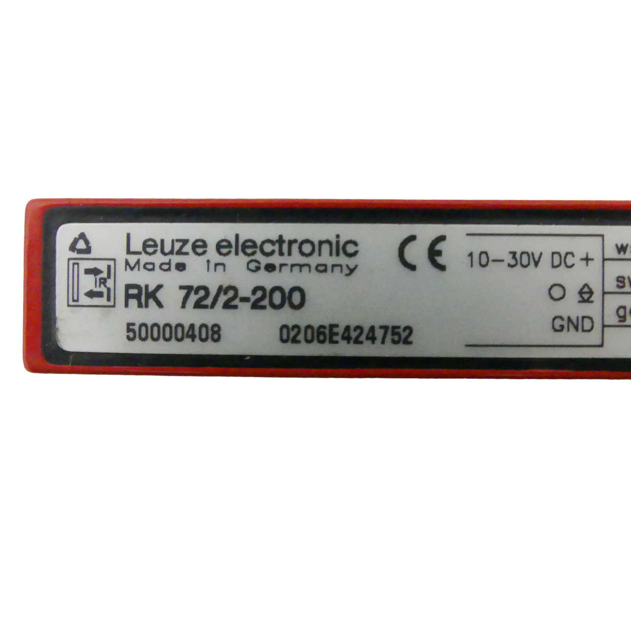 LEUZE electronic RK 72/2-200 Lichttaster -unused- | eBay