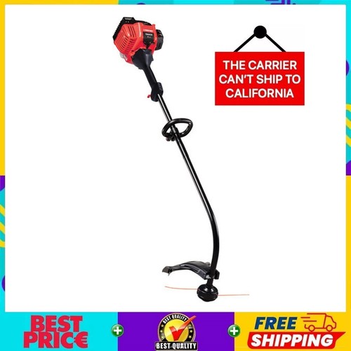 Troy-Bilt TB25CB 25cc 2-Cycle 16 In. Curved Shaft Gas Trimmer ...