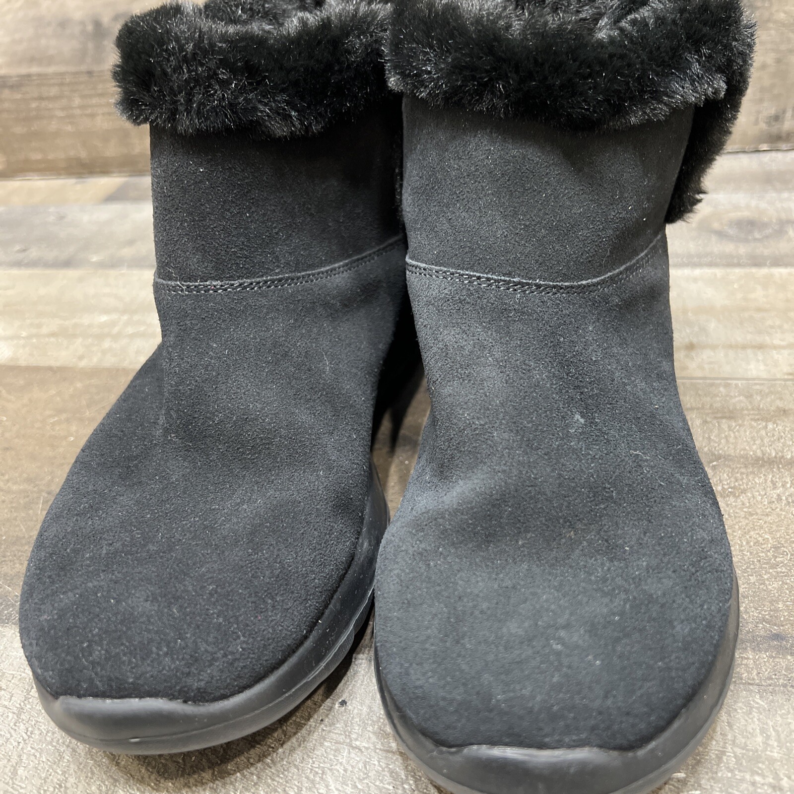 Skechers Goga Mat Gen 5 Air Cooled Womens Black Suede… - Gem