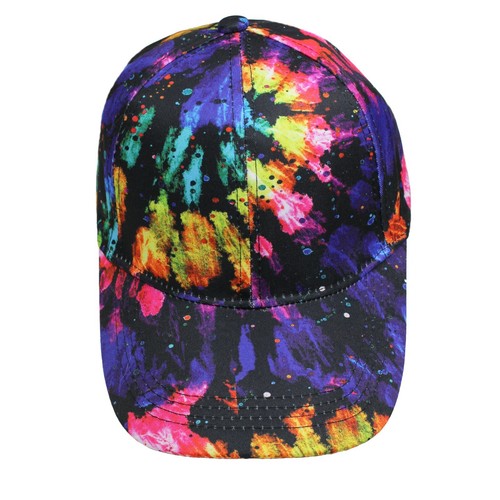 Tie Dye Baseball Cap Hat Multicolor Adjustable | eBay