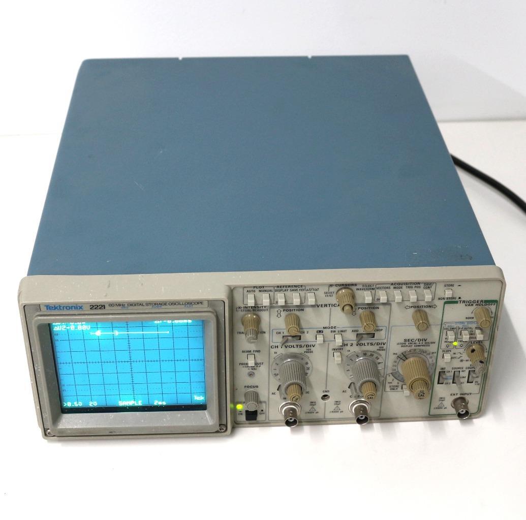 Tektronix 2221 60MHZ Digital Storage Oscilloscope | eBay