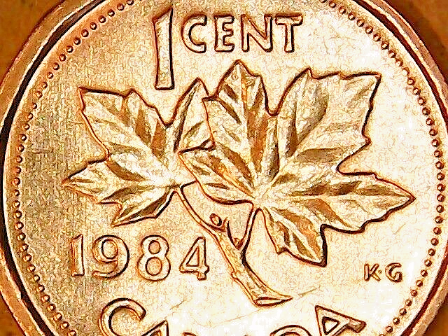 1984 Canada Cent BU Red High-Grade Queen Elizabeth II Canadian Penny | eBay