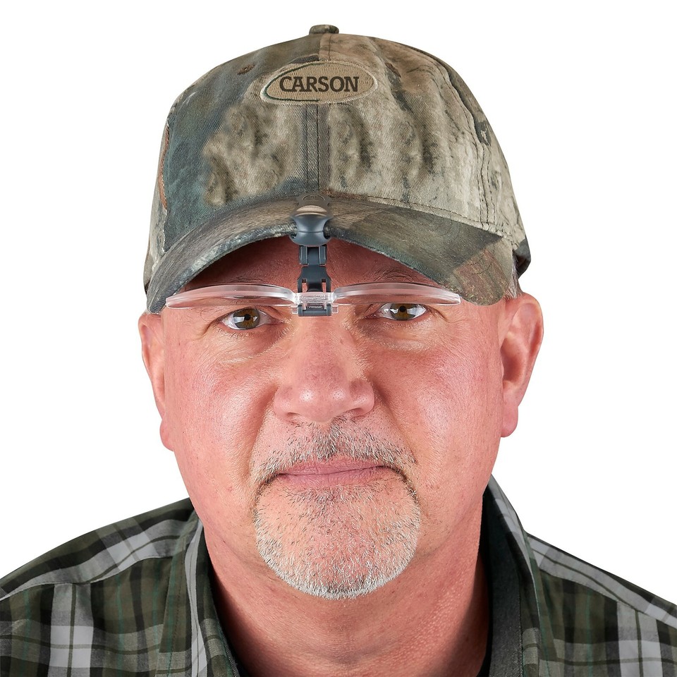 Carson VM-12 VisorMag Clip-on, Flip-up, Visor Magnifying Glasses | eBay