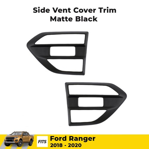 Side Vent Cover Trim Styling Black Fits Ford Ranger T6 Ute Truck 2018 ...