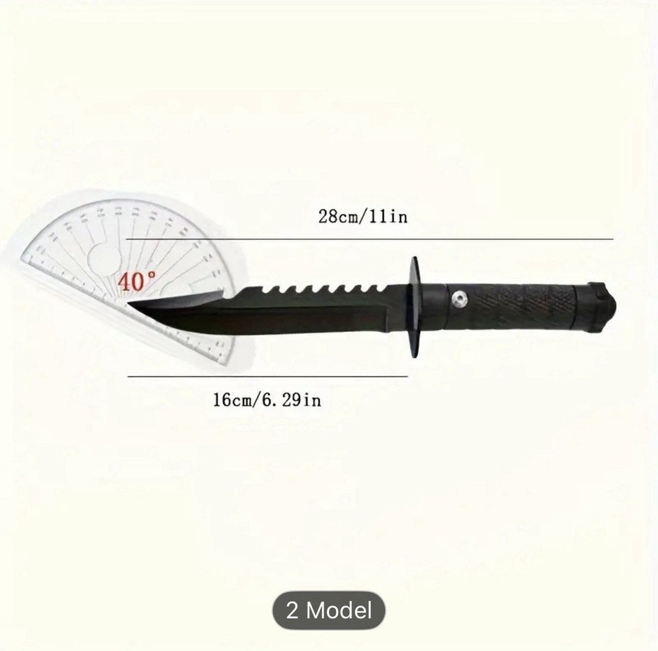 13.5" Fixed Blade Bowie Knife – Tactical Military Hunting Combat knife ...