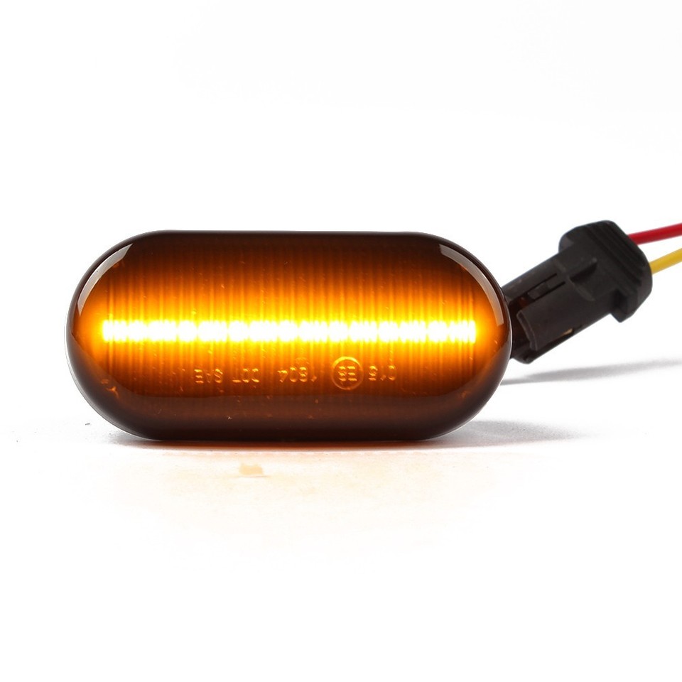 2 PCS Turn Signal Light 2 PCS Waterproof More Safety 12V DC 50000hours ...