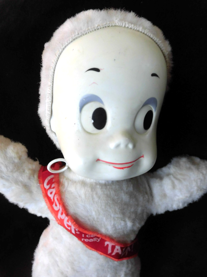 Talking 60s Vtg PULL STRING CASPER the FRIENDLY GHOST 16" DOLL MATTEL ...