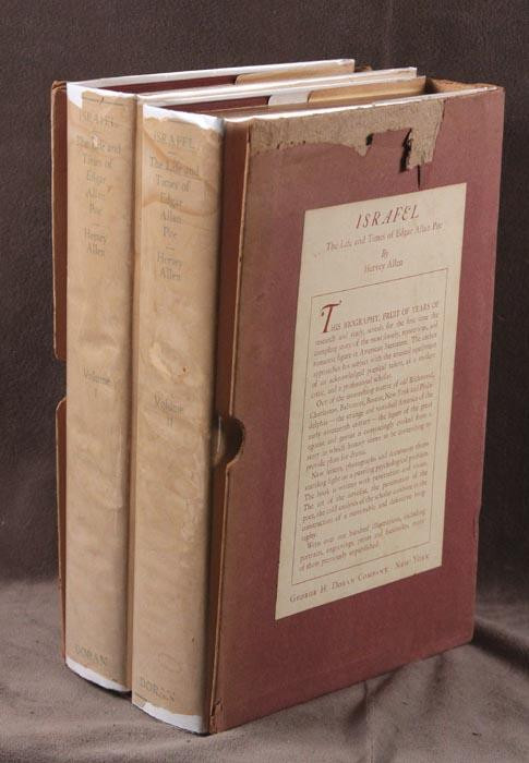 ISRAFEL The Life and Times of Edgar Allan Poe by Hervey Allen 2 Vols. w ...