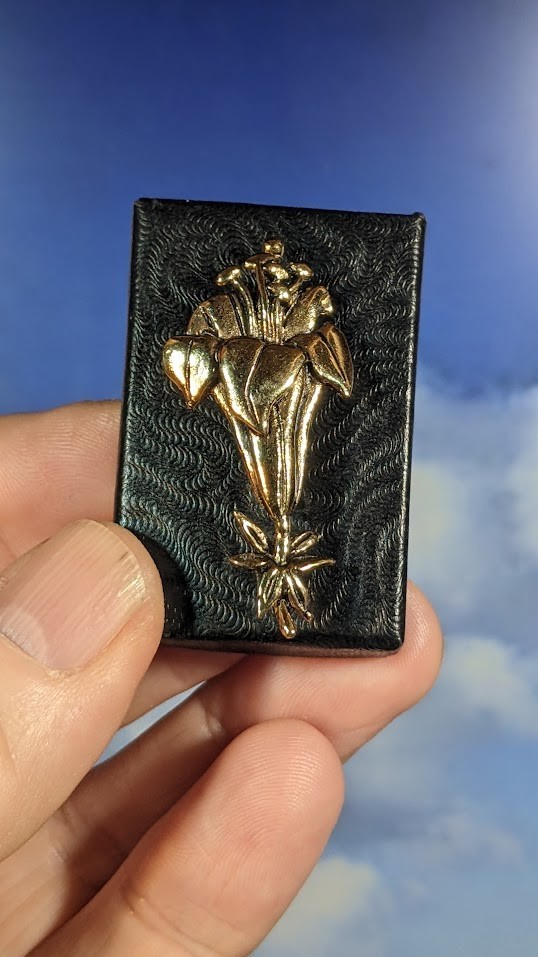 Vintage MASJ Flower Brooch, Maureen Anne Storey Jones 44mm in Gift Box ...