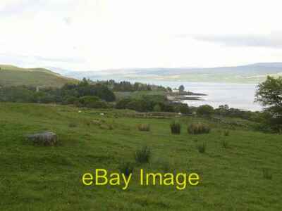 Photo 6x4 Pasture land near Aros Bridge Salen View over the pasture ...