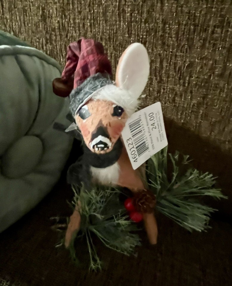 Annalee Plaid and Pine Reindeer 5" New | eBay
