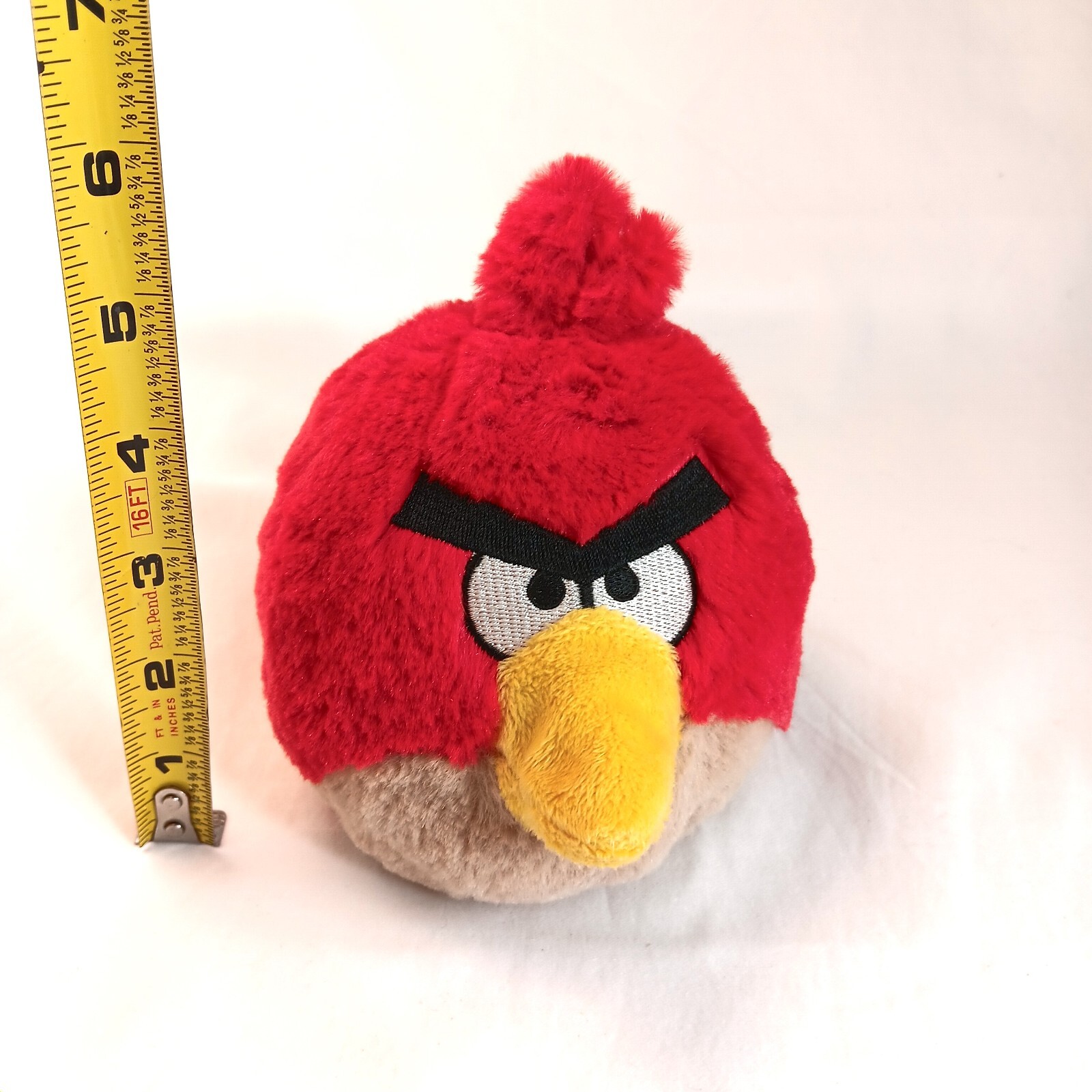 COMMONWEALTH ANGRY BIRDS Soft Red Bird 5" Stuffed Animal Plush Toy | eBay