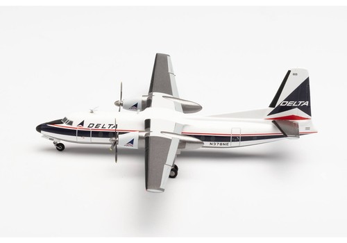 New! Herpa 571142 Delta Air Lines Fairchild FH227, reg. N378NE - 1:200 ...