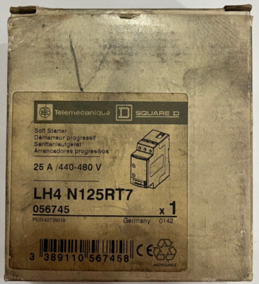 Square D Soft Starter, LH4N125RT7, 25A, 440-480VAC | eBay