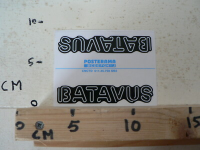STICKER,DECAL BATAVUS LOGO VOOR FRAMEBUIS ?FIETSEN CYCLING? HEERENVEEN ...