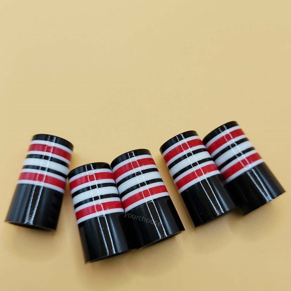 10pcs Red/White Tip .370 Golf Ferrules For Most Iron Shaft 9 ...