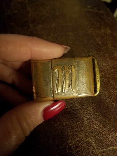 INITIAL " M " BELT BUCKLE | eBay