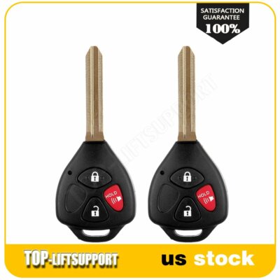 2 For Toyota RAV4 2006 2007 2008 2009 2010 2011 Key Fob Remote Shell ...