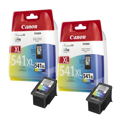 2x Original Canon CL541XL Colour Ink Cartridges For PIXMA MX455 Inkjet ...