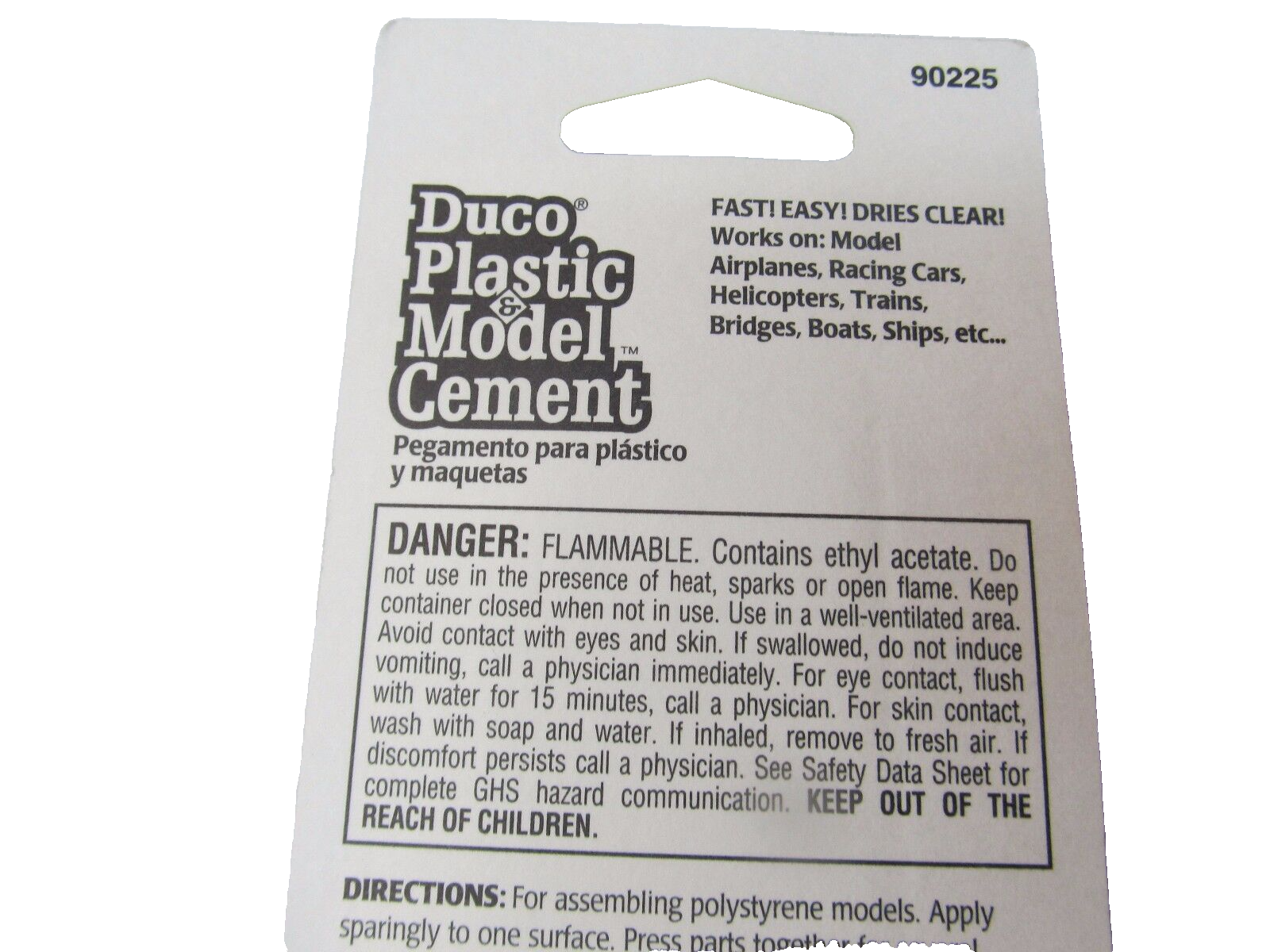 Duco Plastic & Model Cement 1/2 FL. oz. 15 ml # 90225 NEW | eBay