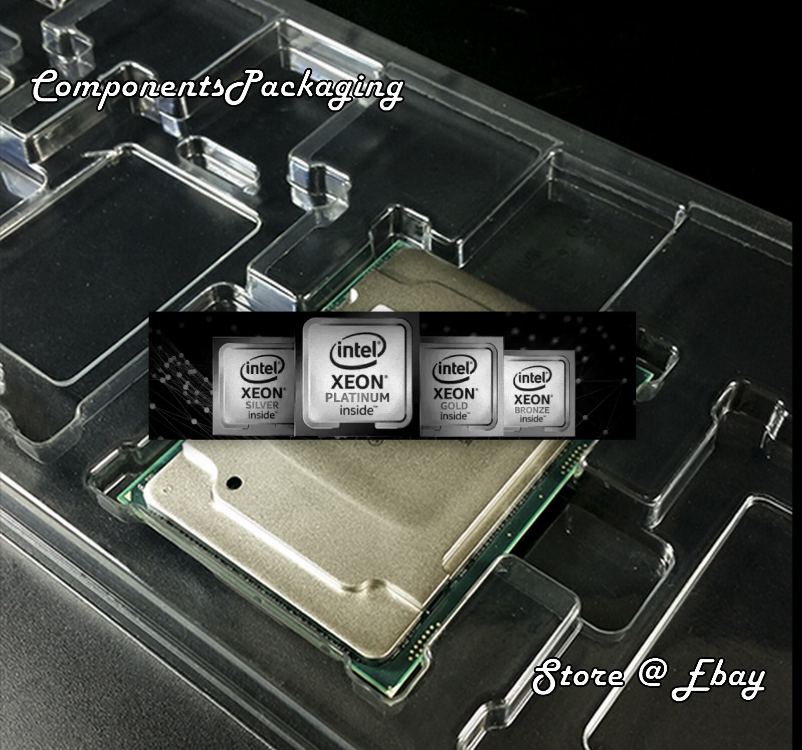 Xeon Silver Processor Tray for Intel Socket LGA3647 CPU's - Lot of 2 5 ...