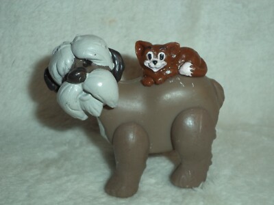 Disney 101 Dalmatians Colonel Dog and Sergeant Tibbs Cat Toy Figure | eBay