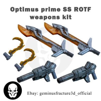 Transformers studio series optimus prime bayverse weapons kit | eBay