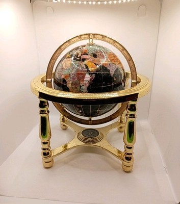 Gemstone World Globe Table Top | eBay UK