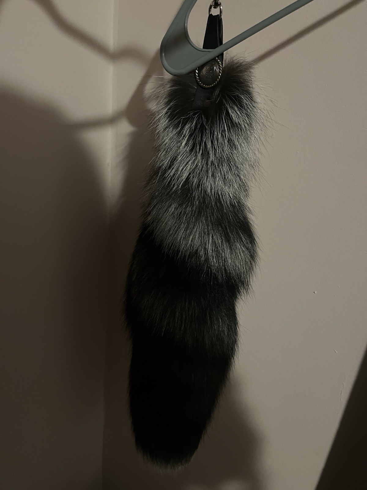 Ethical Silver Fox Tail Large | eBay