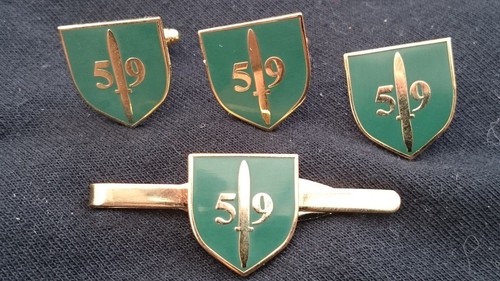 59 Commando Royal Engineers Cufflinks, Tie Clip, Lapel Badge, Set or ...