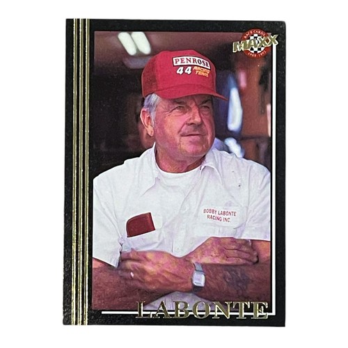 1992 Maxx Black #180 Bob Labonte NASCAR Racing Card | eBay