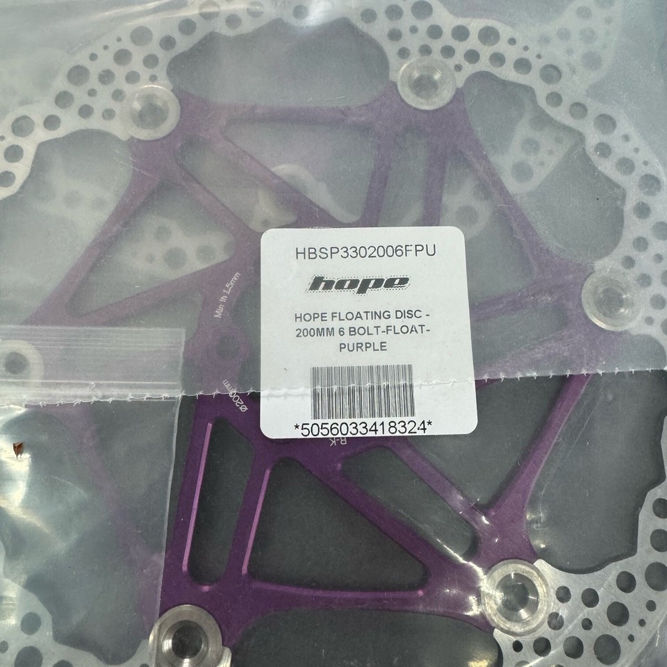180 and 200mm Hope Floating rotors | eBay