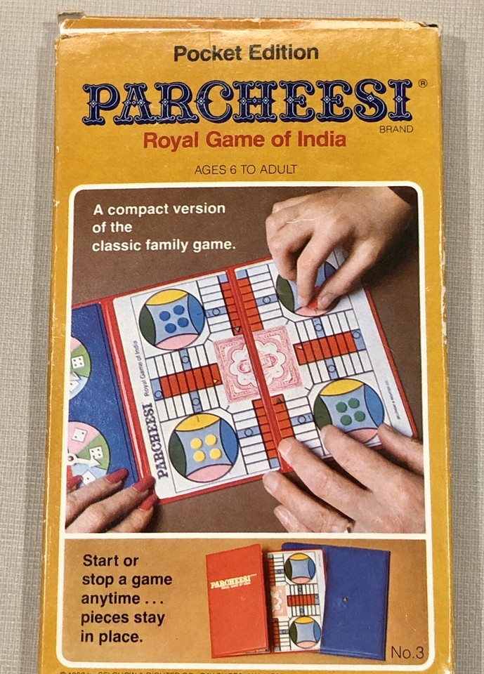 Vintage 1980 Parcheesi Pocket Travel Ed.Selchow and Righter #3 Used ...