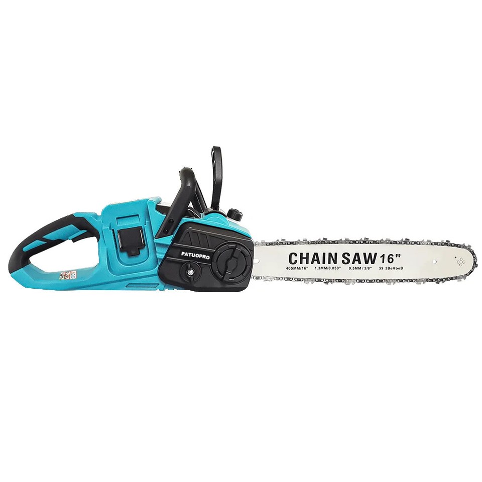 42V Brushless Electric Saw 16 Inch Cordless Chainsaw Handheld Power ...