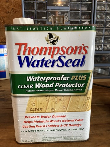 Thompson's WaterSeal Waterproofer Plus Clear Wood Protector - 1 Gallon ...