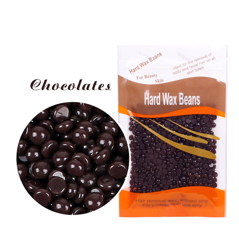 Depilatory Hard Wax Beans Pellet Hot Brazilian Waxing Beads Body Hair ...