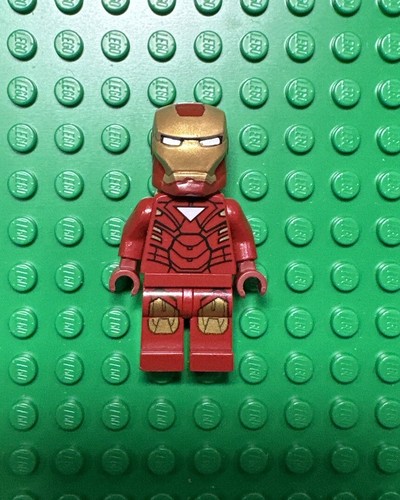 LEGO Iron Man Mark 6 Minifigure sh015 30167 6867 Marvel Super Heroes ...