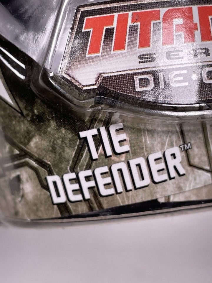 TIE DEFENDER Star Wars Titanium Series Micro Machines Die Cast Ship NEW ...