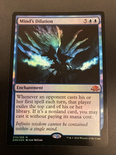 FOIL Mind's Dilation #070/205 MTG Eldritch Moon Mythic NM English | eBay