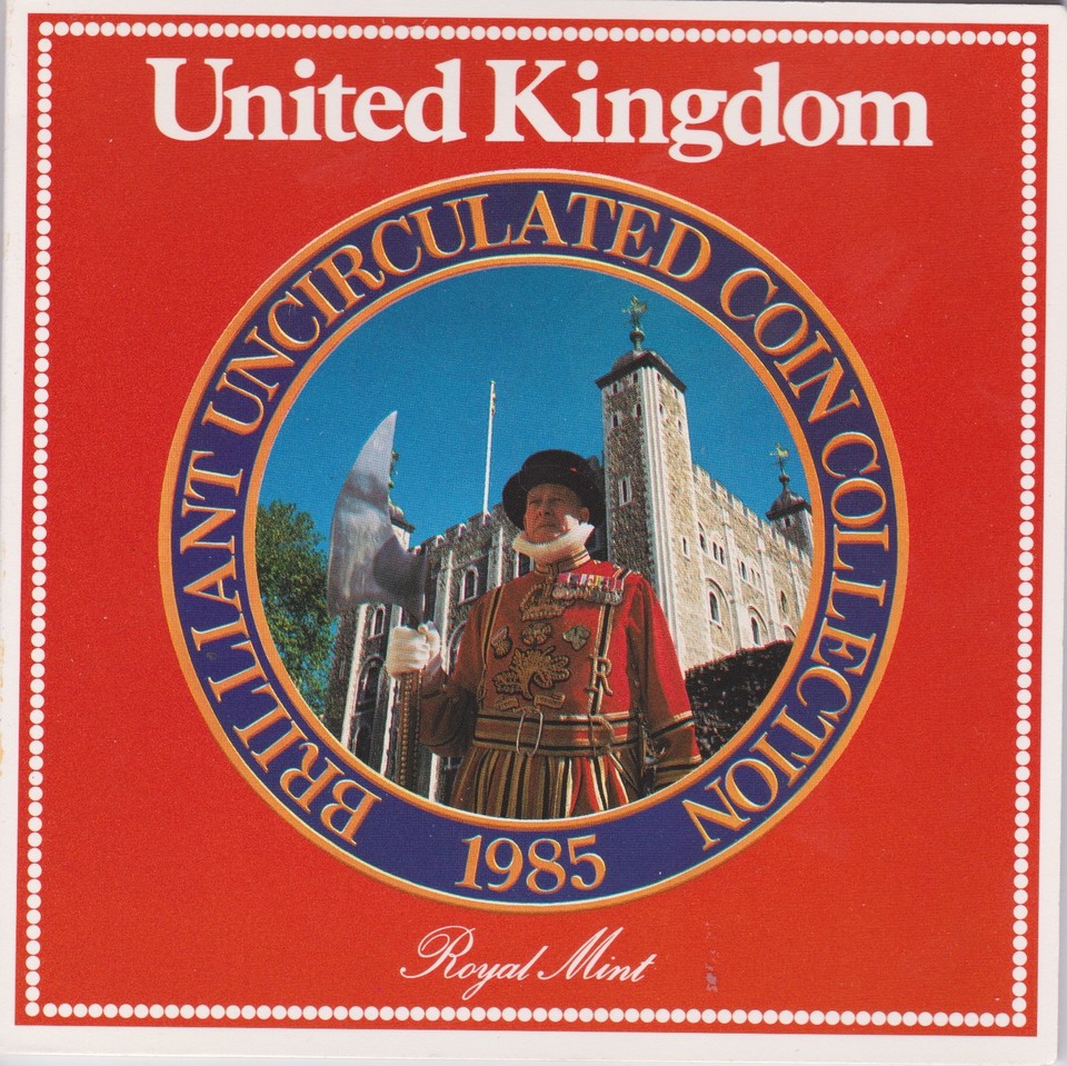 1982 - 2008 Brilliant Uncirculated Coin Year Sets BU British Pack set ...