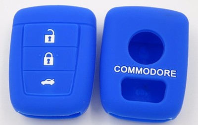 BLUE SILICONE NON FLIP KEY COVER SUITS HOLDEN MALOO SS V8 SV6 VE ...