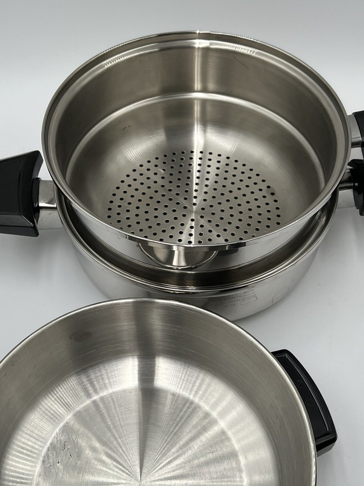 Royal Queen Cookware Made In USA Stainless Steel 5 Piece Set Preowned ...
