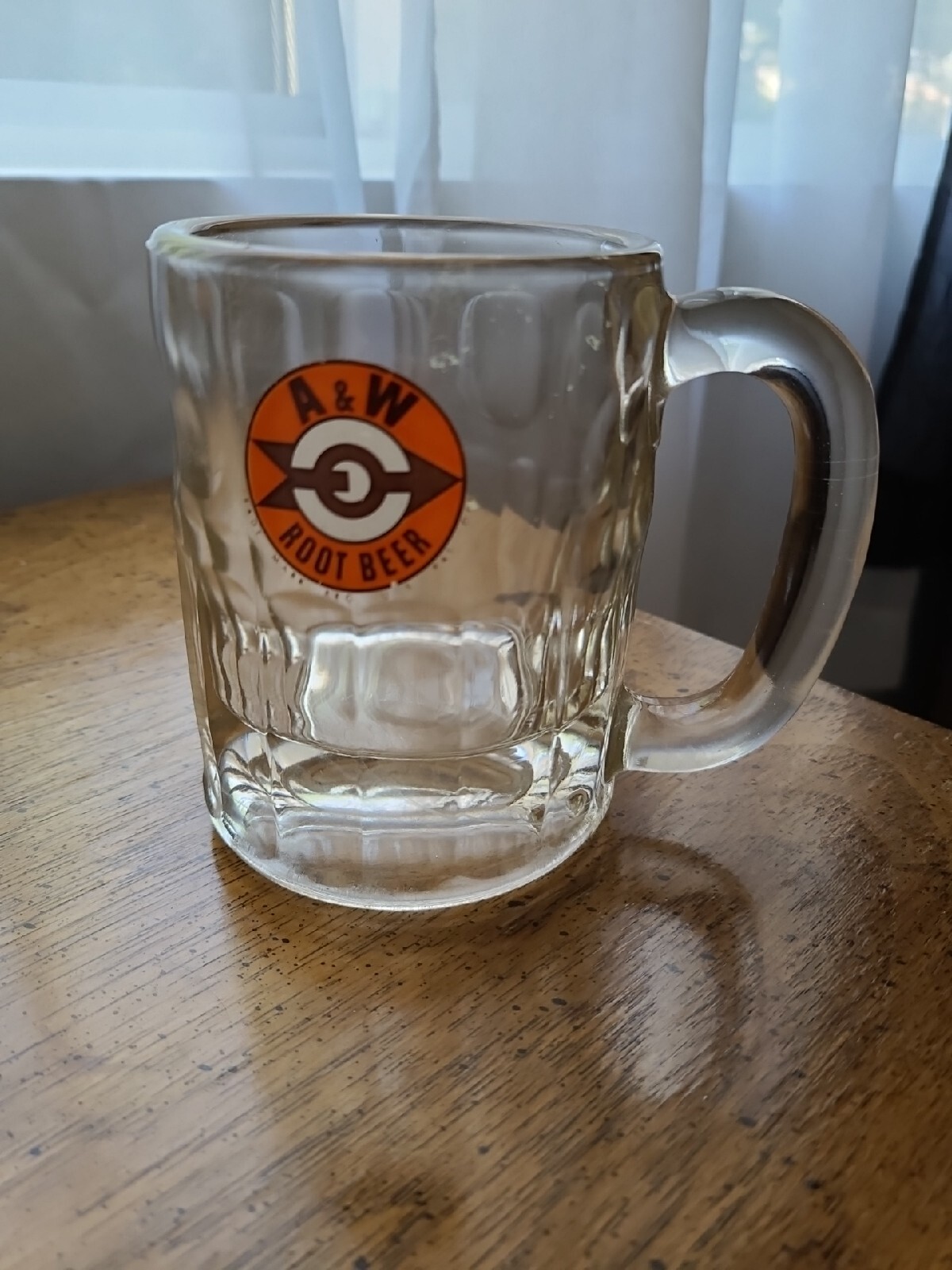 Vintage A & W Heavy Glass, Root Beer Mug, 4 1/2" x 3 1/2" Collectable ...
